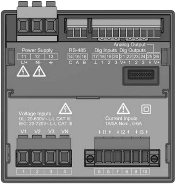 Janitza UMG 96-PQ-L (90...277Vac/90...250Vdc) 5236001 - JA100420