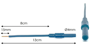 LNO-CBK01D-15S | Safety adapter, CAT III, 24A, 1.5 mm² connector