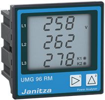 UMG 96RM (Uh 90...277Vac/90...250Vdc) (fortop) | Universal energy meter ...